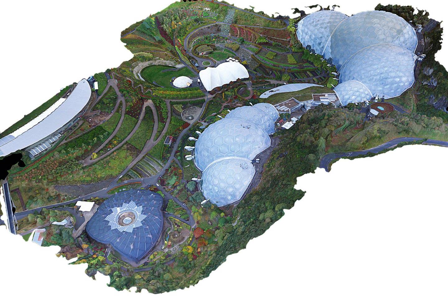 The Eden Project is using drones to 3D map its land | WIRED UK