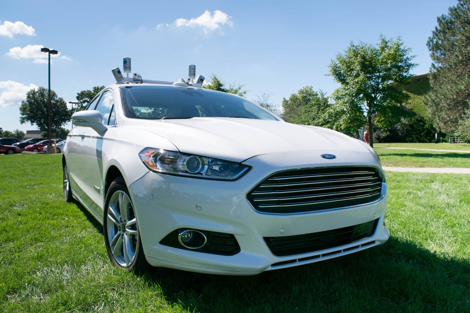 Ford Fusion hybrid self-driving car test drive | WIRED UK