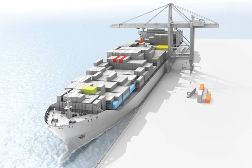 Container Ship Loading
