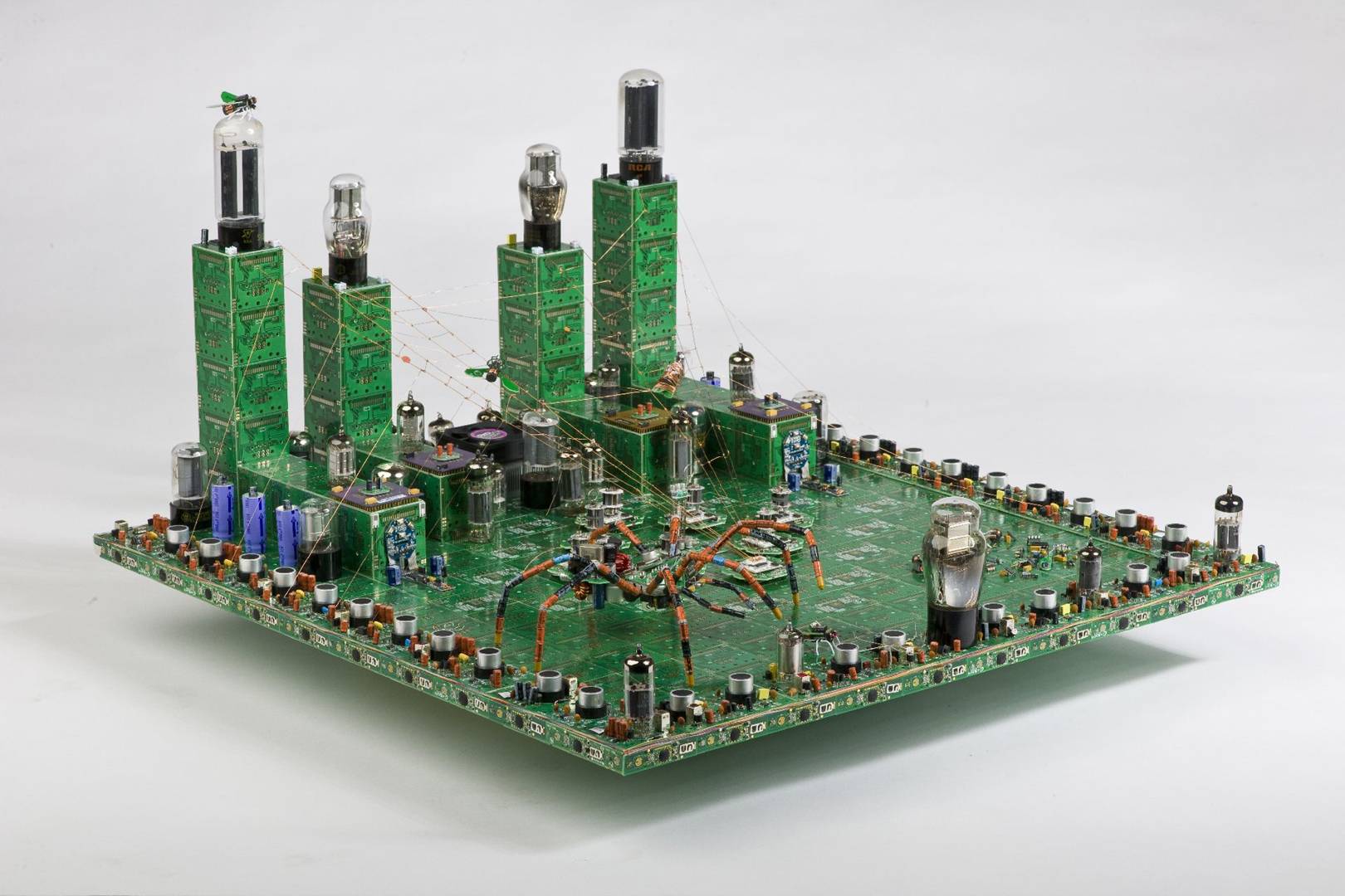 Nature inspires Steven Rodrig's circuit-board sculptures | WIRED UK