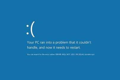 Meet Windows 8's sad-faced Blue Screen of Death | WIRED UK