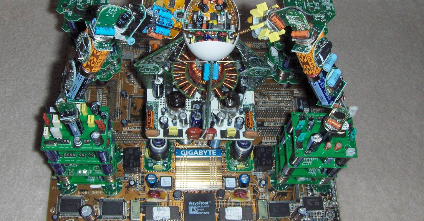 Nature inspires Steven Rodrig's circuit-board sculptures | WIRED UK